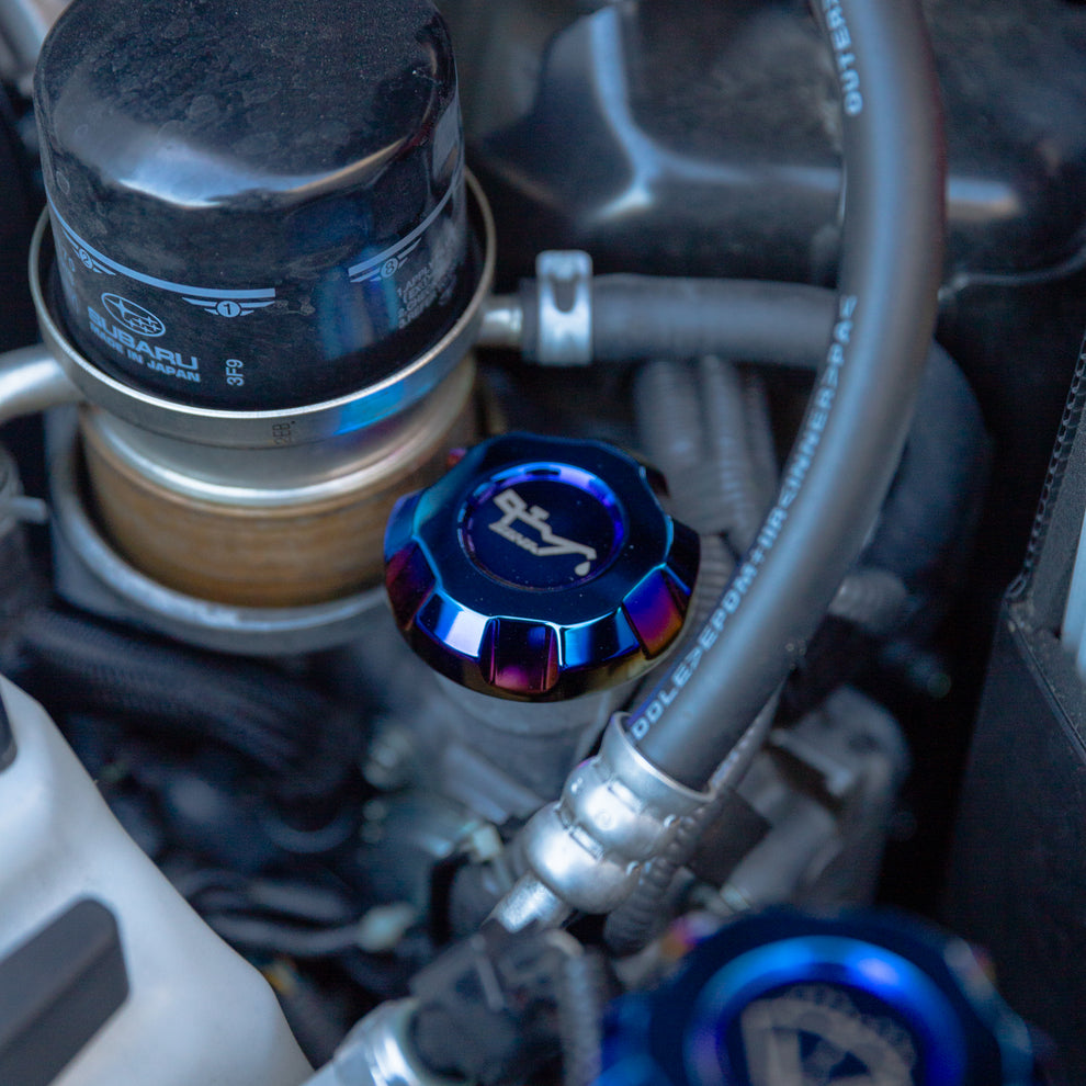 Subaru Engine Oil Caps - Titanium Aftermarket Options – DMAKER Australia