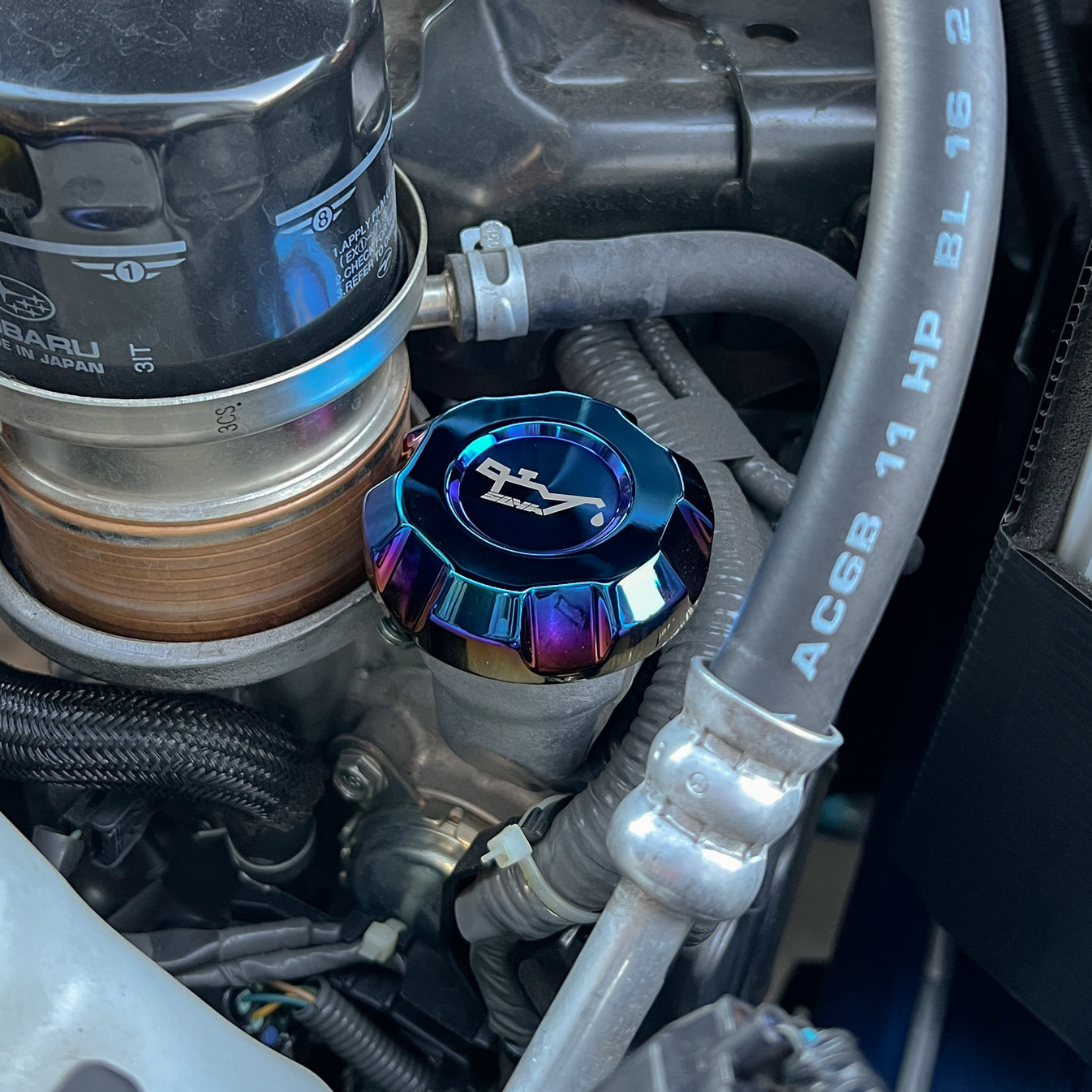 Subaru Engine Oil Caps - Titanium Aftermarket Options – DMAKER Australia